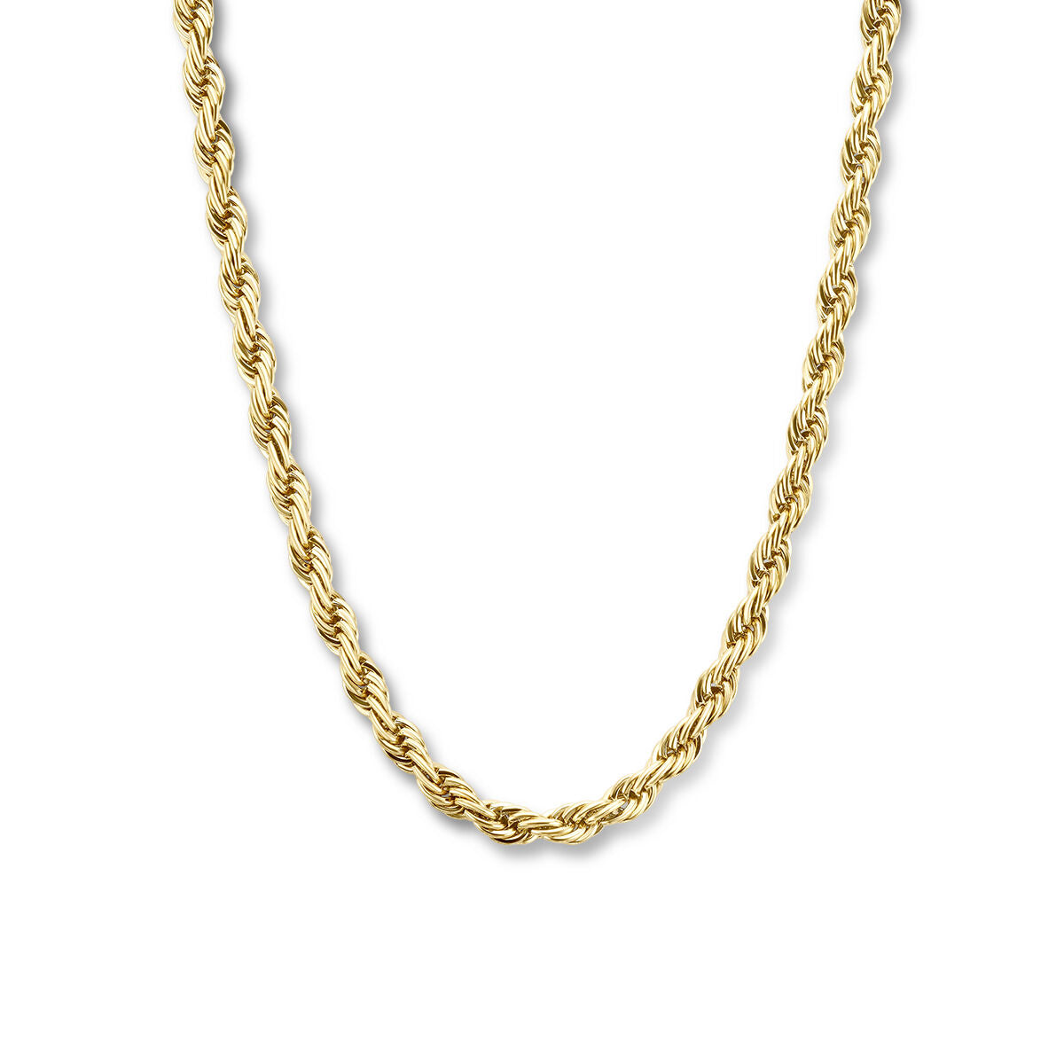 collier koord 5,7 mm 43 + 3 cm ion plating edelstaal – Juwelier van der ...
